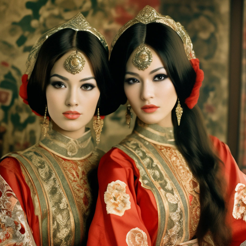 "Concubines, professional photo" — image created in Shedevrum