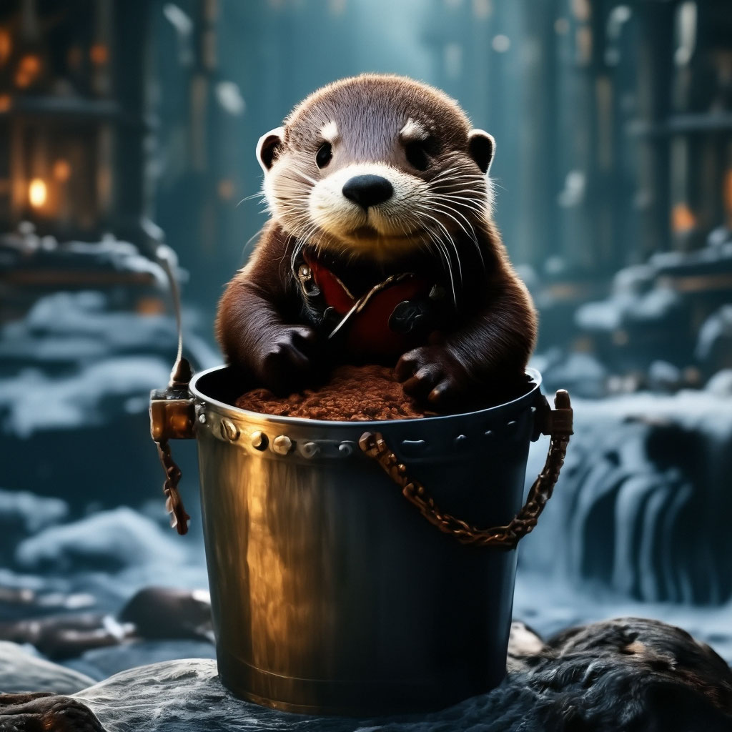 "In the depths of the tundra otters in gaiters are digging cedar ...