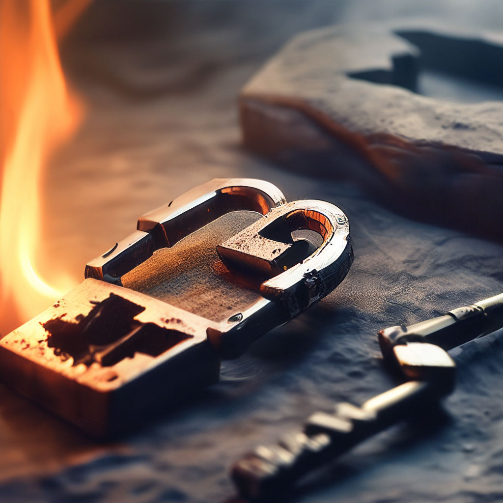 "Trust is the key to the heart" — image created in Shedevrum