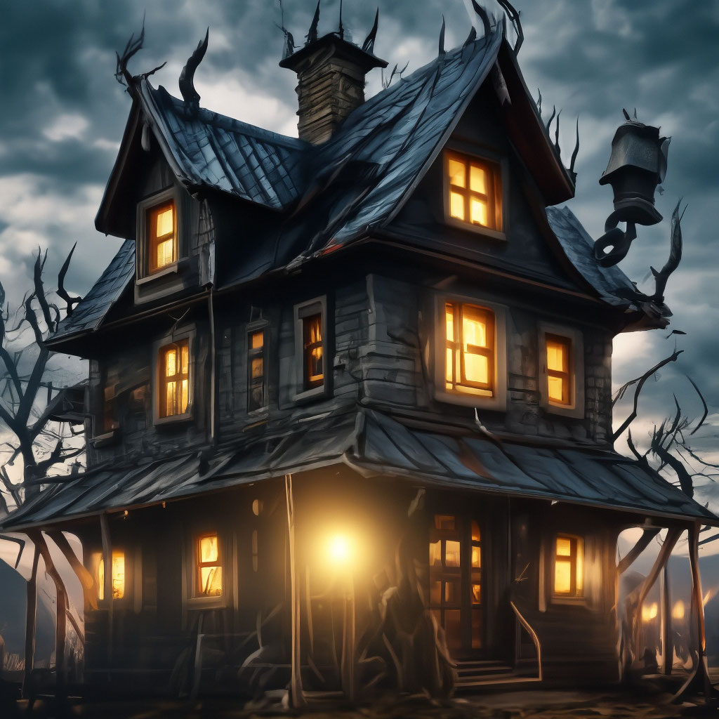 "Monster House vector image, 4k, realism, hyperdetalization" — image ...