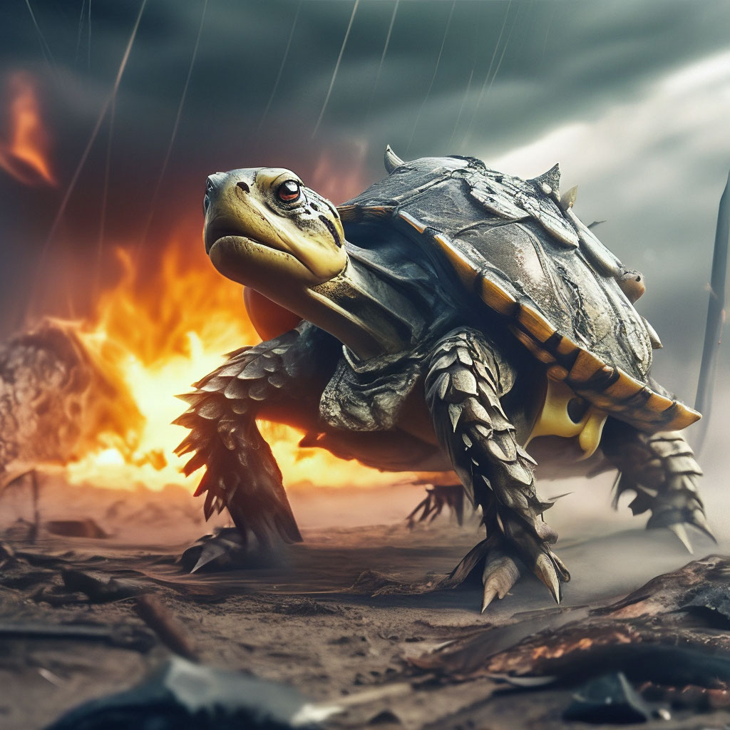 "Turtle spider hybrid, professional photo, realistic, 4k, high ...