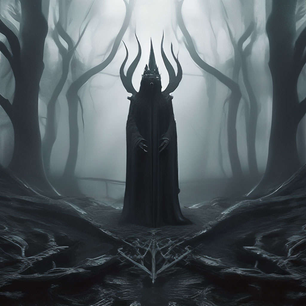 "Shaitan" — image created in Shedevrum