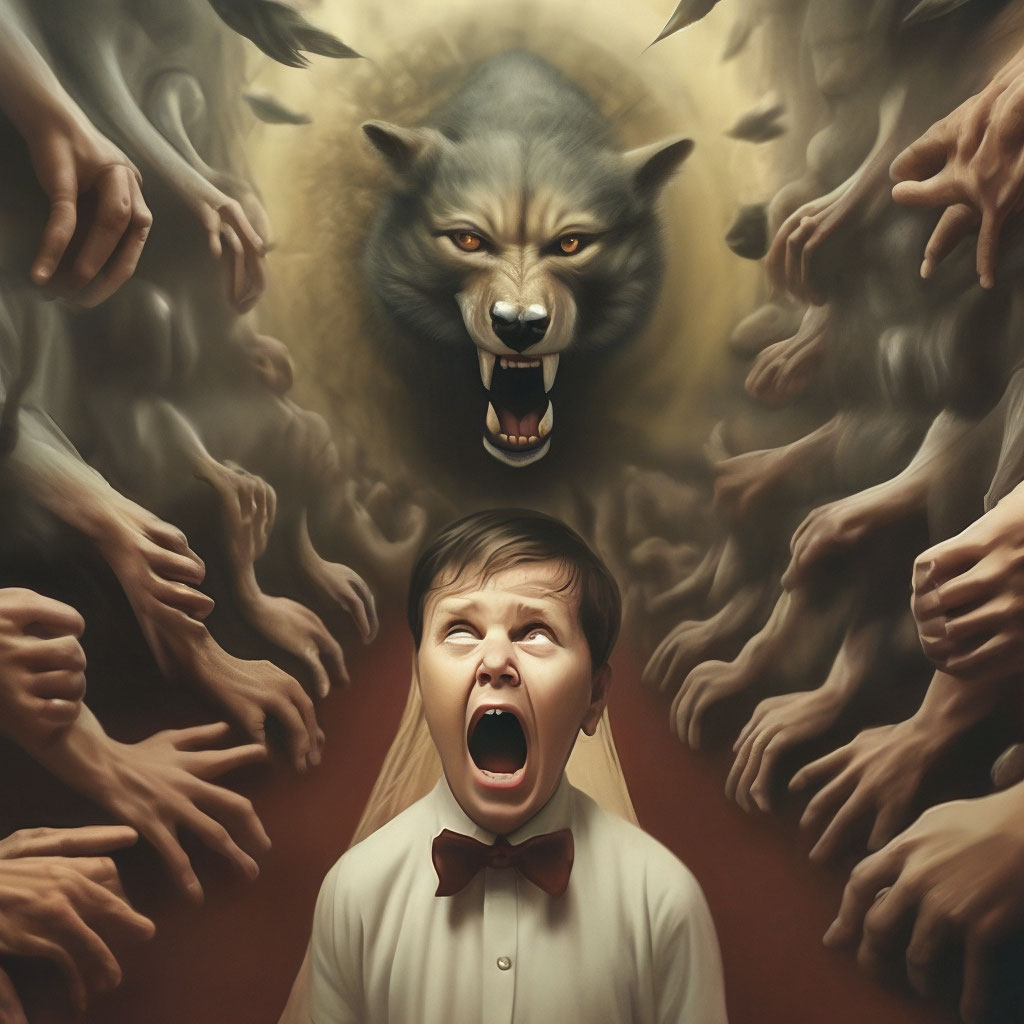 "Phobia phobia" — image created in Shedevrum