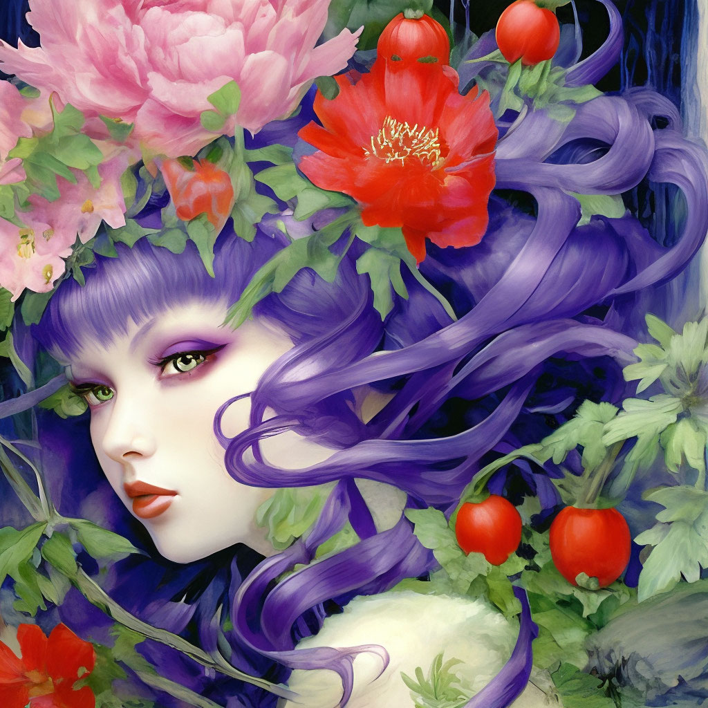 "GOTHIC/eggplant/FLUFF/carmine/EYE/Hips of a frightened Nymph/PARROT ...