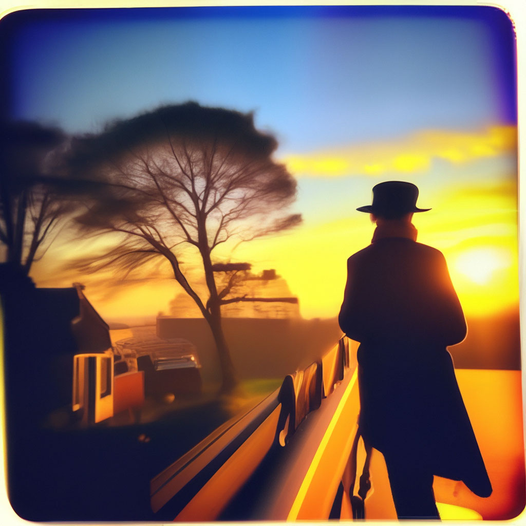 "The morning begins at dawn" — image created in Shedevrum