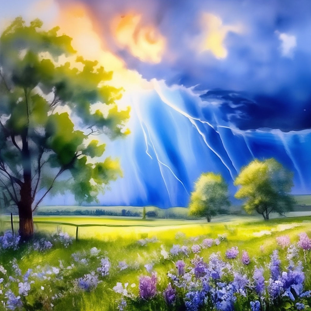 "I love a thunderstorm in early May, when the first spring thunder, as ...
