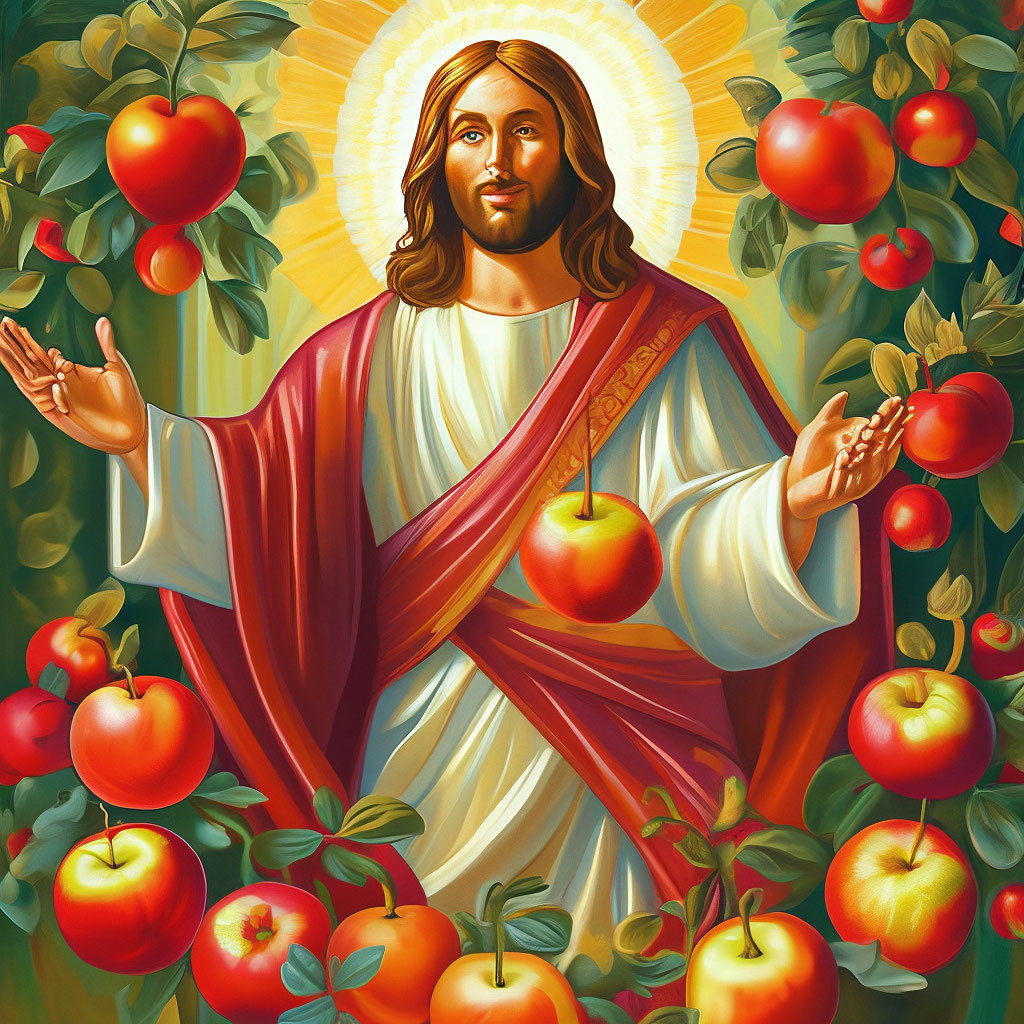 "Apple savior, icon, transfiguration of the Lord, apples, aesthetically ...
