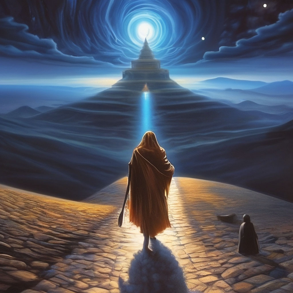 "I go through life as a pilgrim. day and night. I'm looking with all my ...