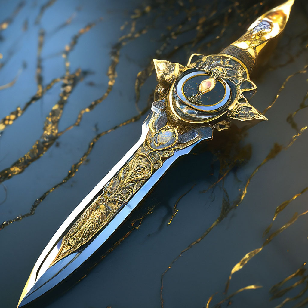 "⚔️ dagger, epic background, magnificent realism, whimsical design made ...