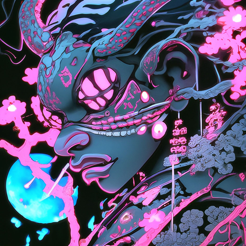 "Acid neon read, black and white world of Japanese in children ugly of ...