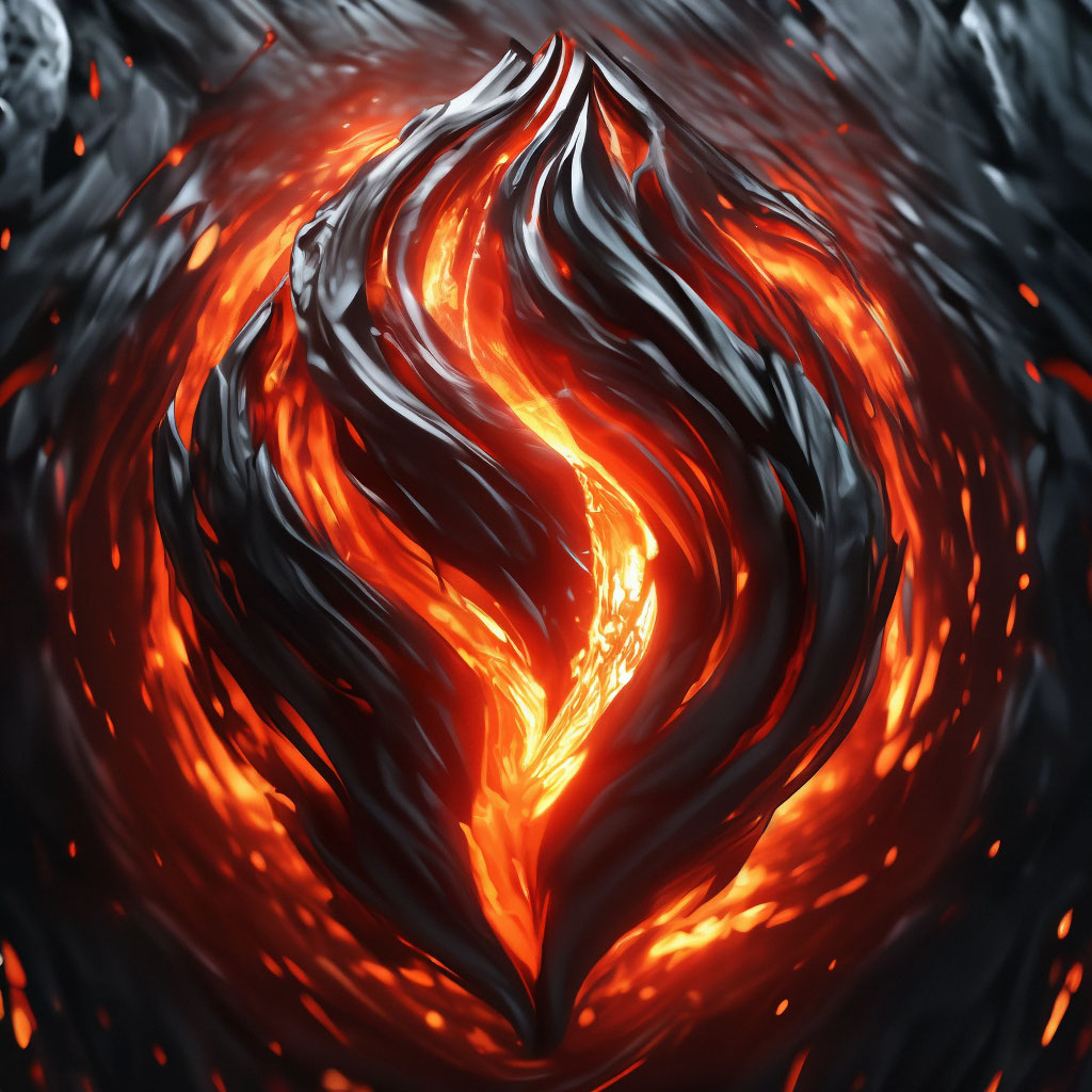 "Magma element logo" — image created in Shedevrum