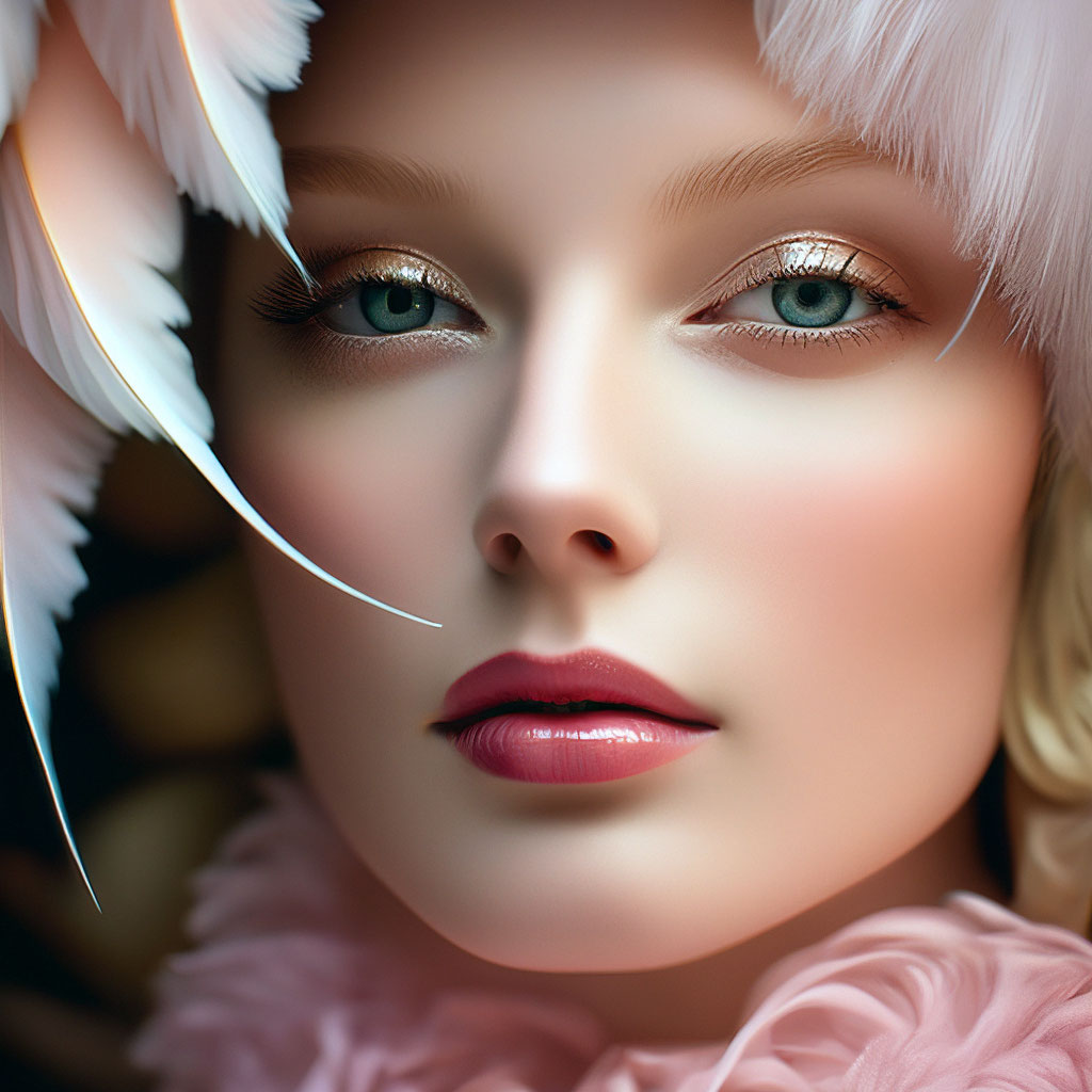 "Magazine cover photo, very close-up of an aristocrat's face in full ...