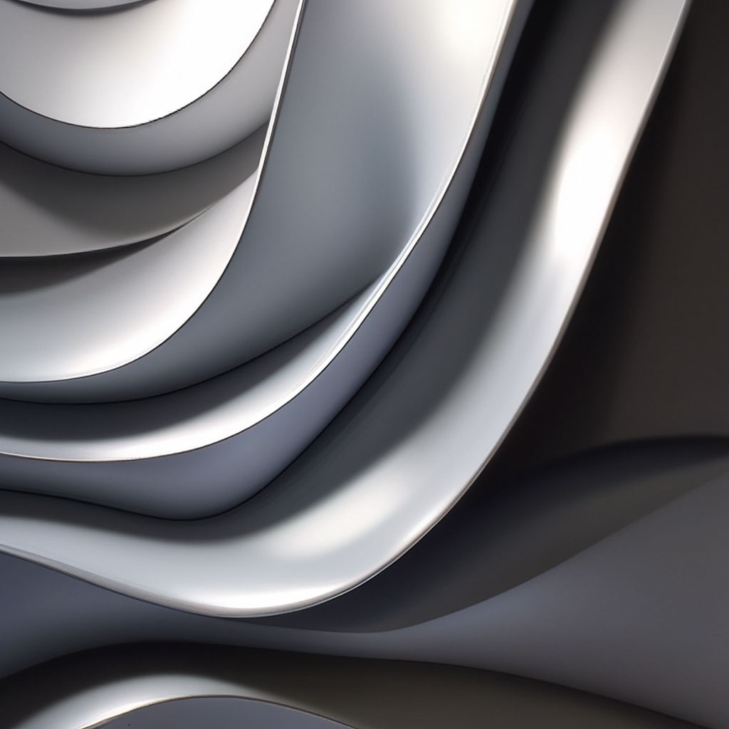 "Shimmering gray, curves, shadows, bright accents #grey" — image ...