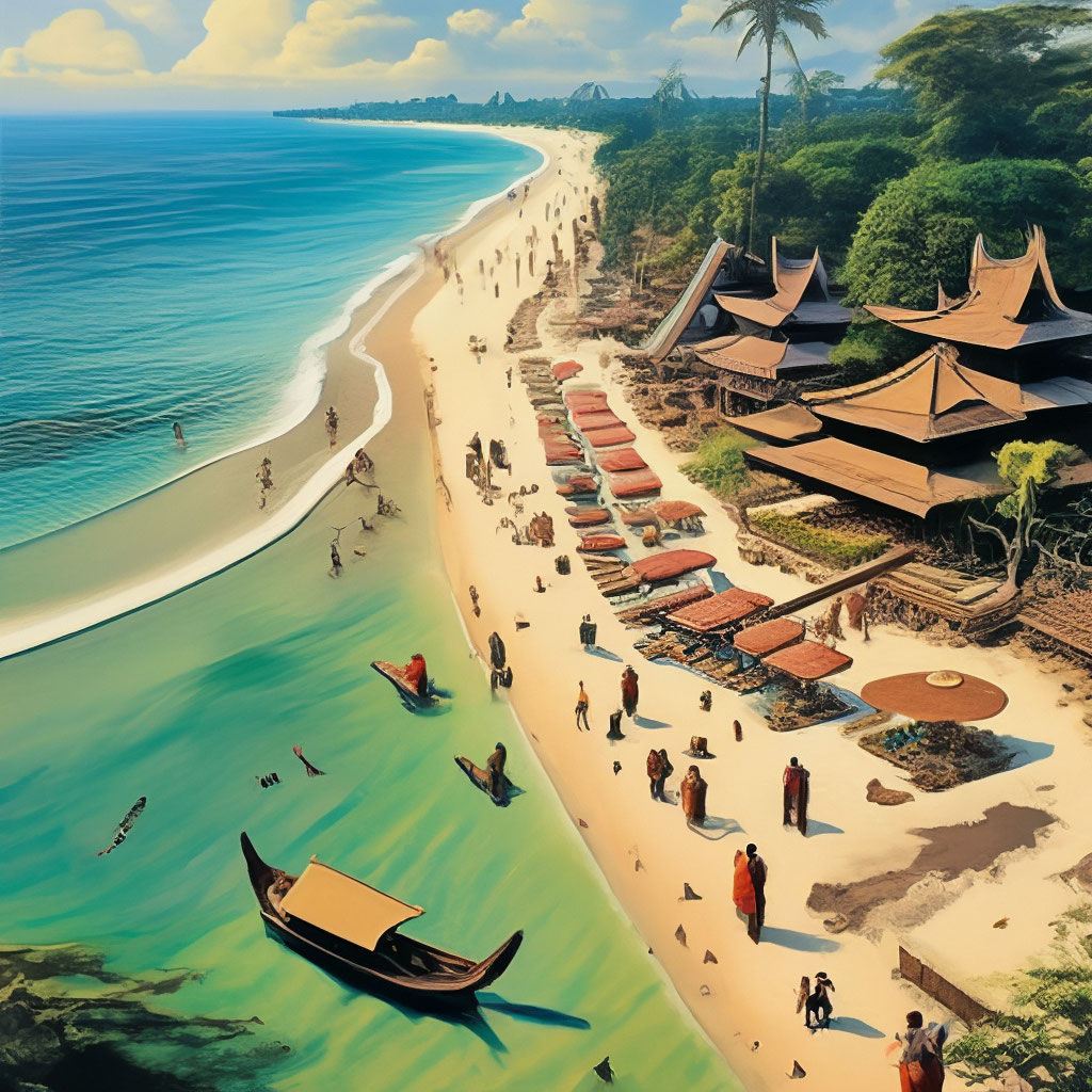 "Documentary illustrations of the traveler. Fantasy in the style of a ...