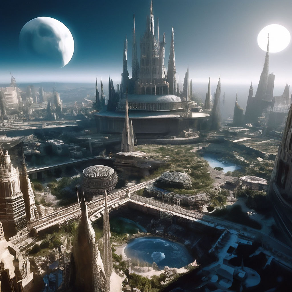 "Moon City is a fantastic world, instead of the sun of many different ...