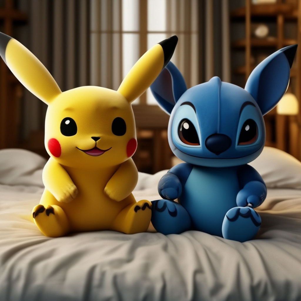 Stitch And Pikachu Wallpaper