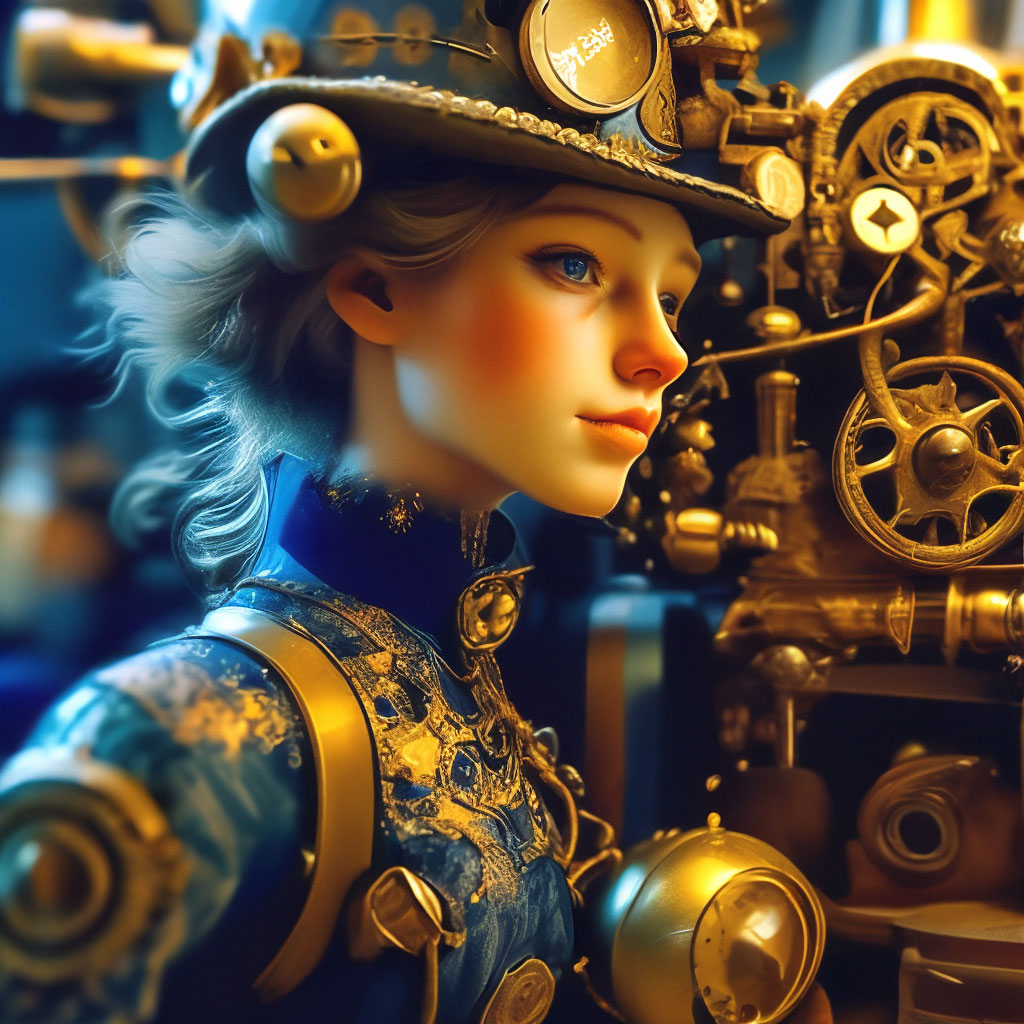 "Steampunk,fantastic,drawing, high resolution, hyperdetalization ...