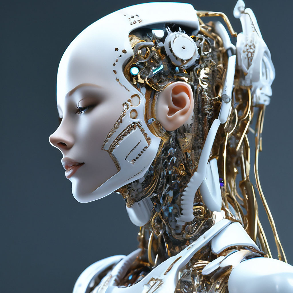 "Complex 3d render ultra detailed of a beautiful porcelain profile ...