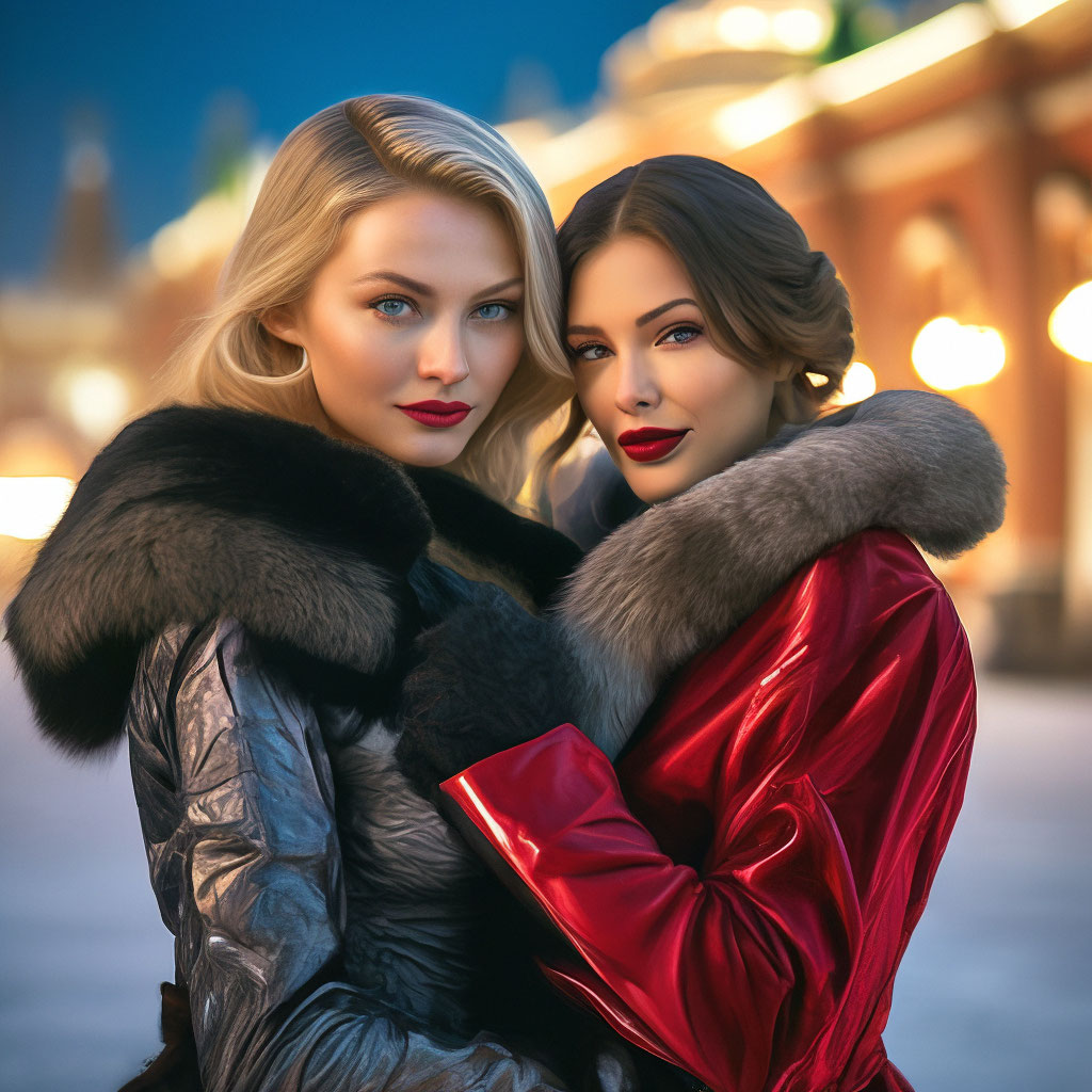 "Hyperrealism, Jane Eyre and Chloe Amber, two charming women, blonde ...