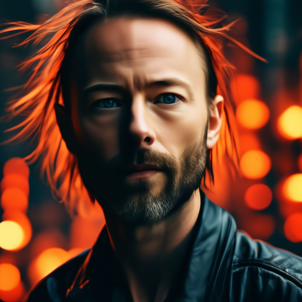 "Rock music, radiohead, Tom York, aesthetically pleasing, 4k, high ...