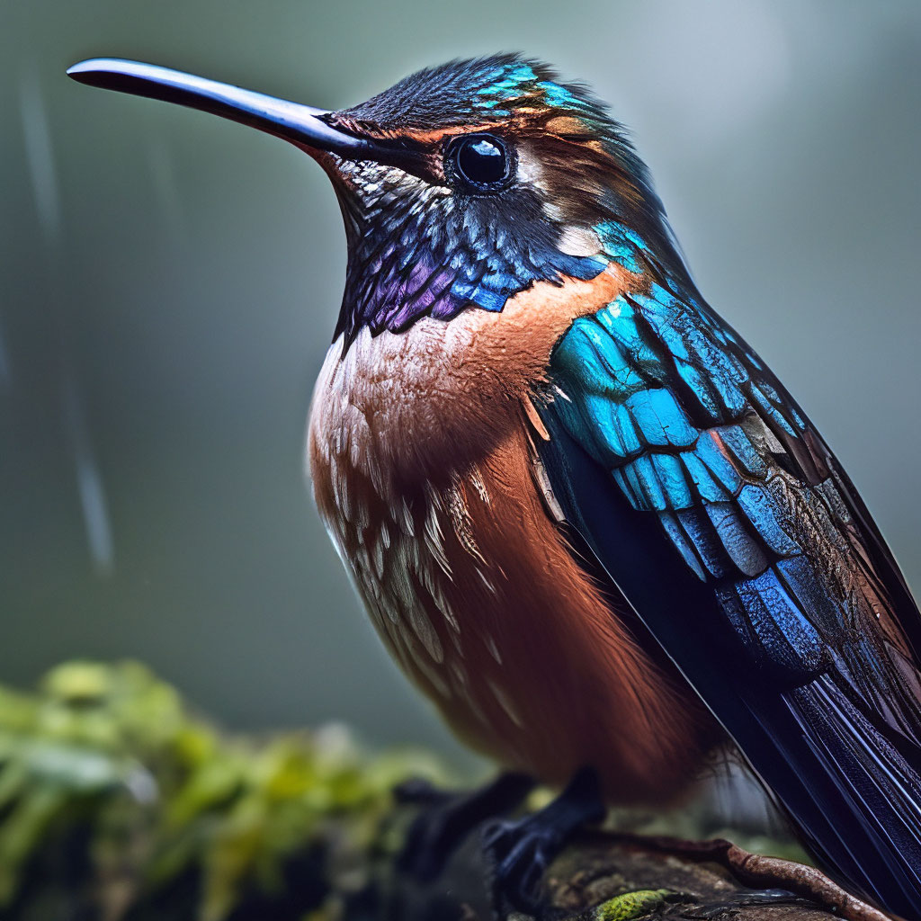 "Calibri, a beautiful bird" — image created in Shedevrum