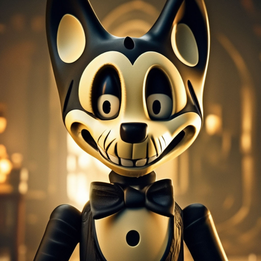 "Boris from Bendy" — image created in Shedevrum