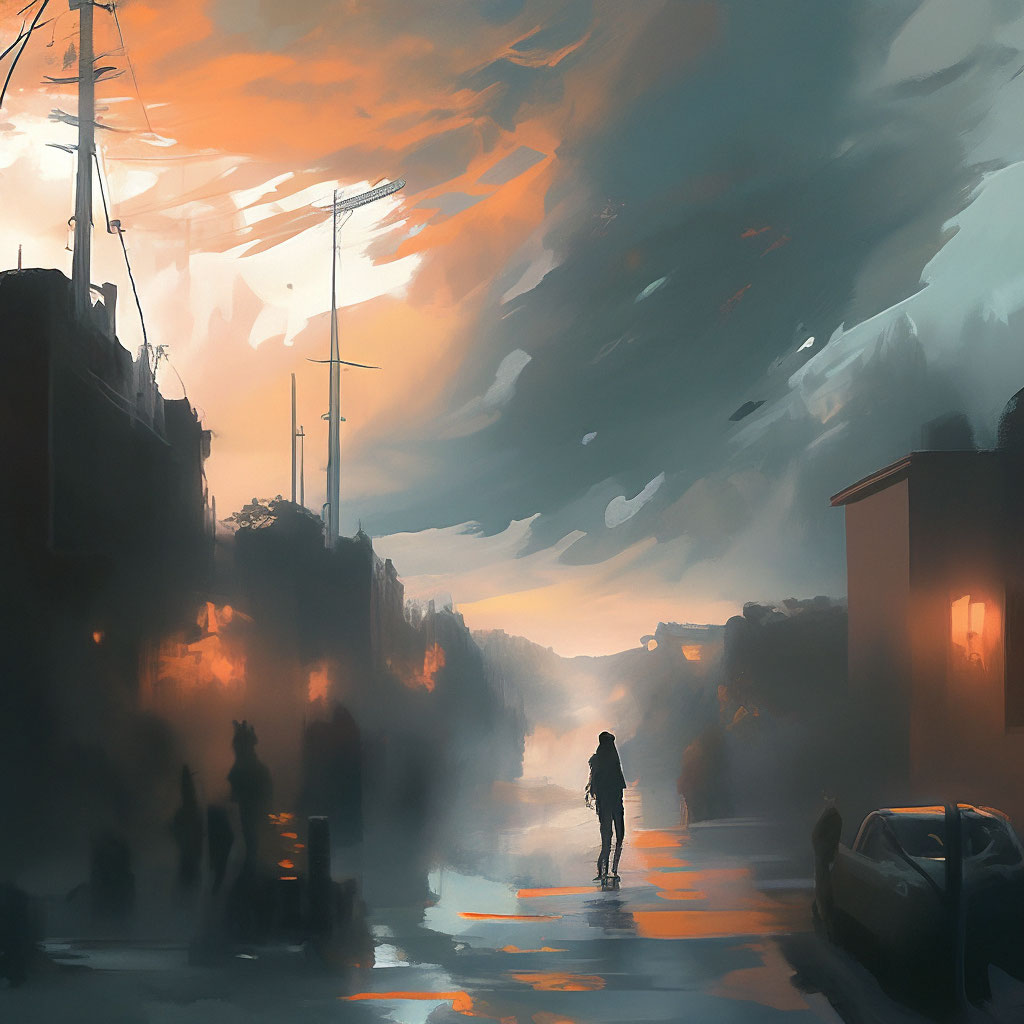 "Beta 0.5.0" — image created in Shedevrum