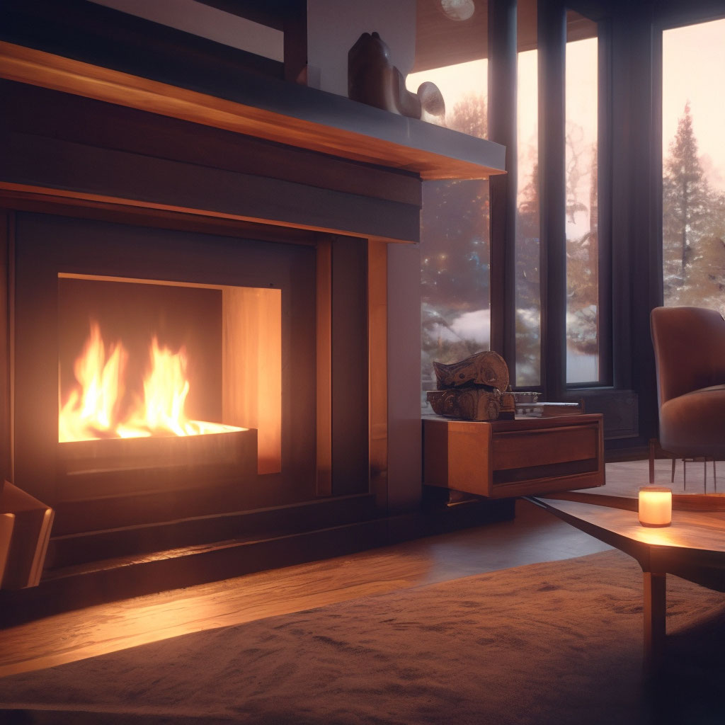 "Home atmosphere by the fireplace, 4k, 8k, Full HD, beautiful ...