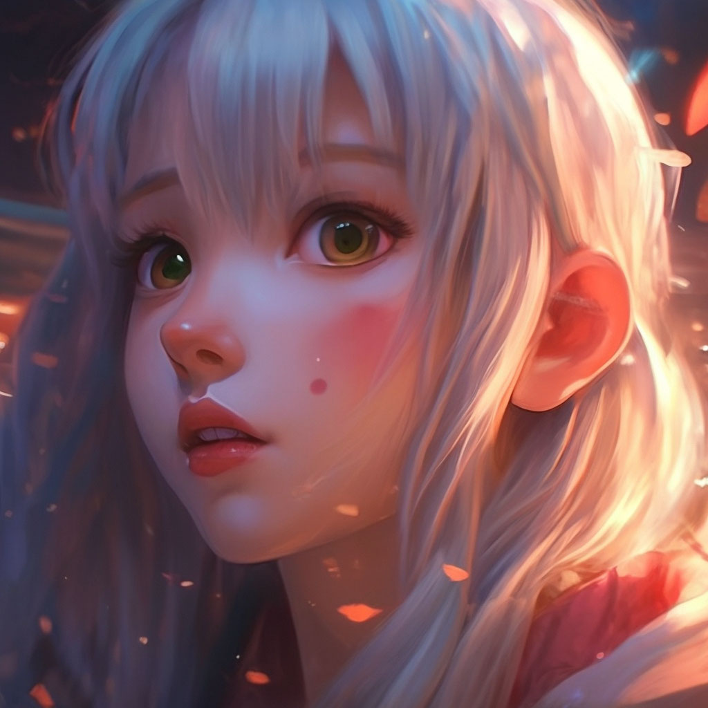 "I love you to tears, anime style, hyperrealism, photorealization ...