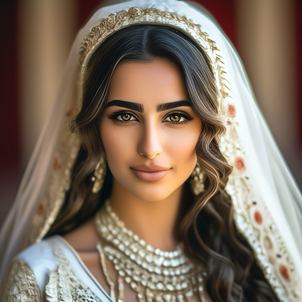 "Beautiful girl from iraq, bride, aesthetically pleasing, beautiful ...