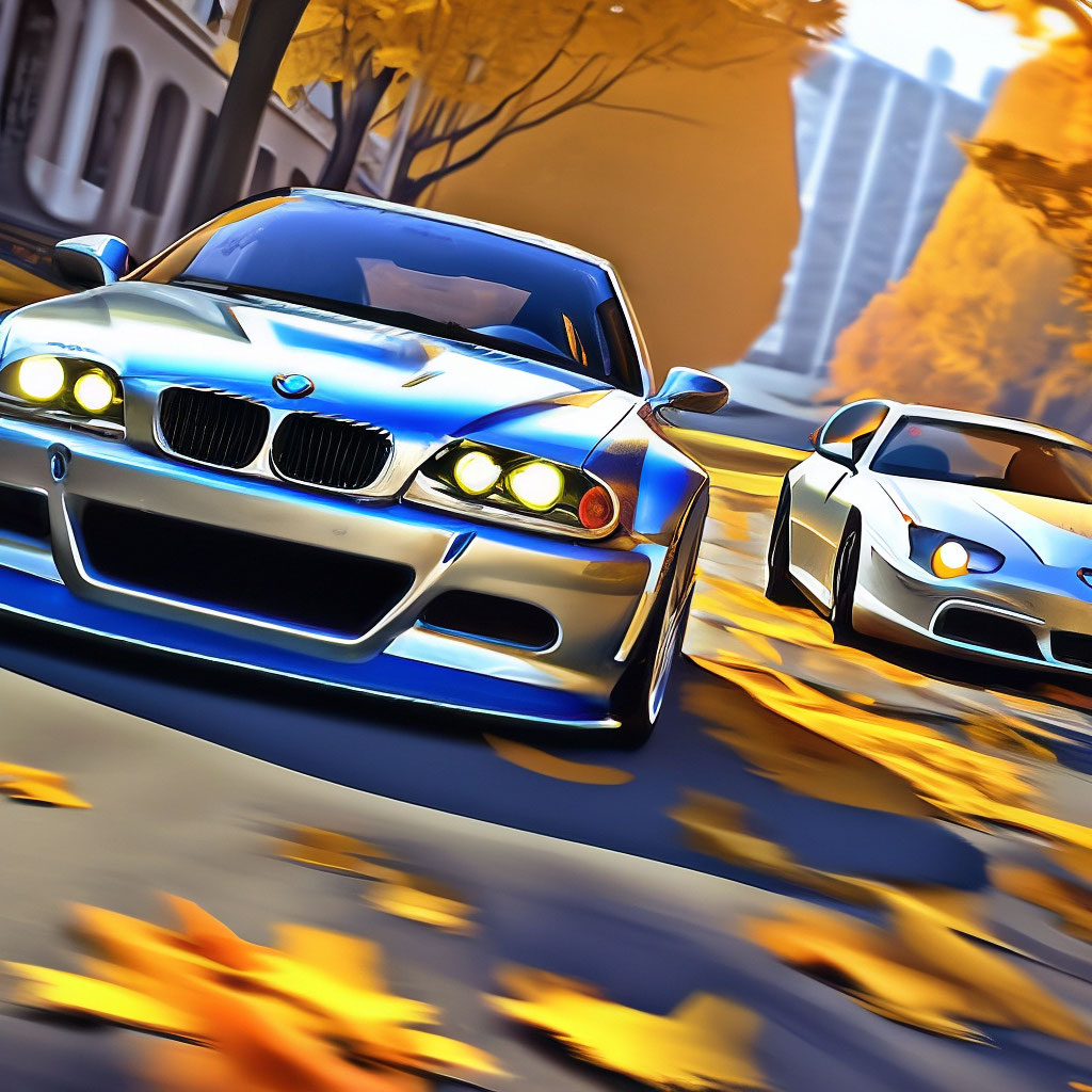 "Need For Speed Most Wanted, autumn, yellowish tint, sporty bmw m3 gtr ...