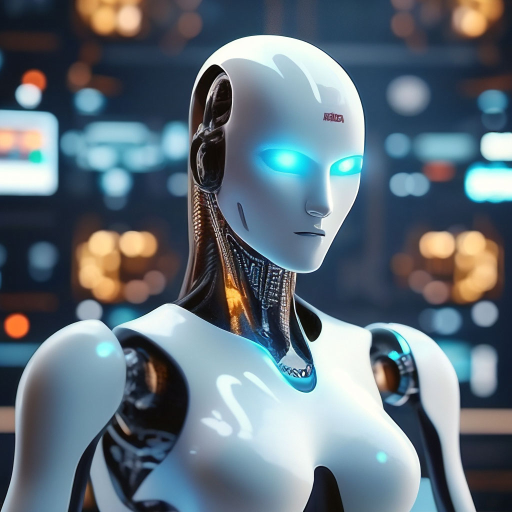 "Modern chatbot, answers all questions, multitasking, versatility ...