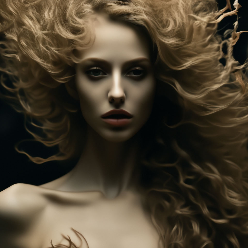 "Catharsis of the soul in horror style tornado sepia surrealism ...