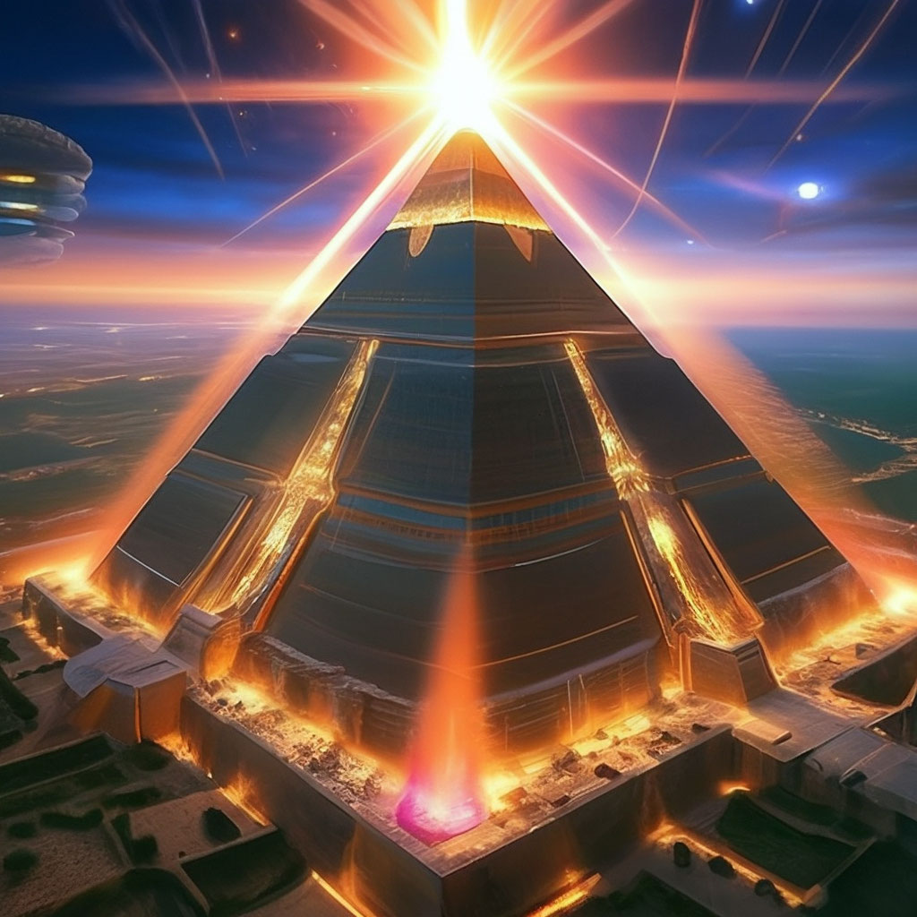 "Ancient buildings 🛕 pyramids in the form of a divity,12 ultimate stars ...