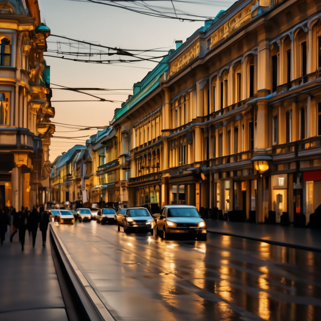 "Nevsky Prospekt" — image created in Shedevrum
