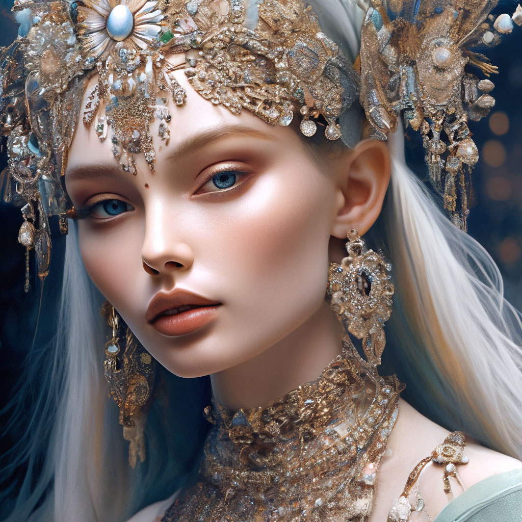 "Queen of elves, full growth, eyelashes, watercolor drawing, photo ...