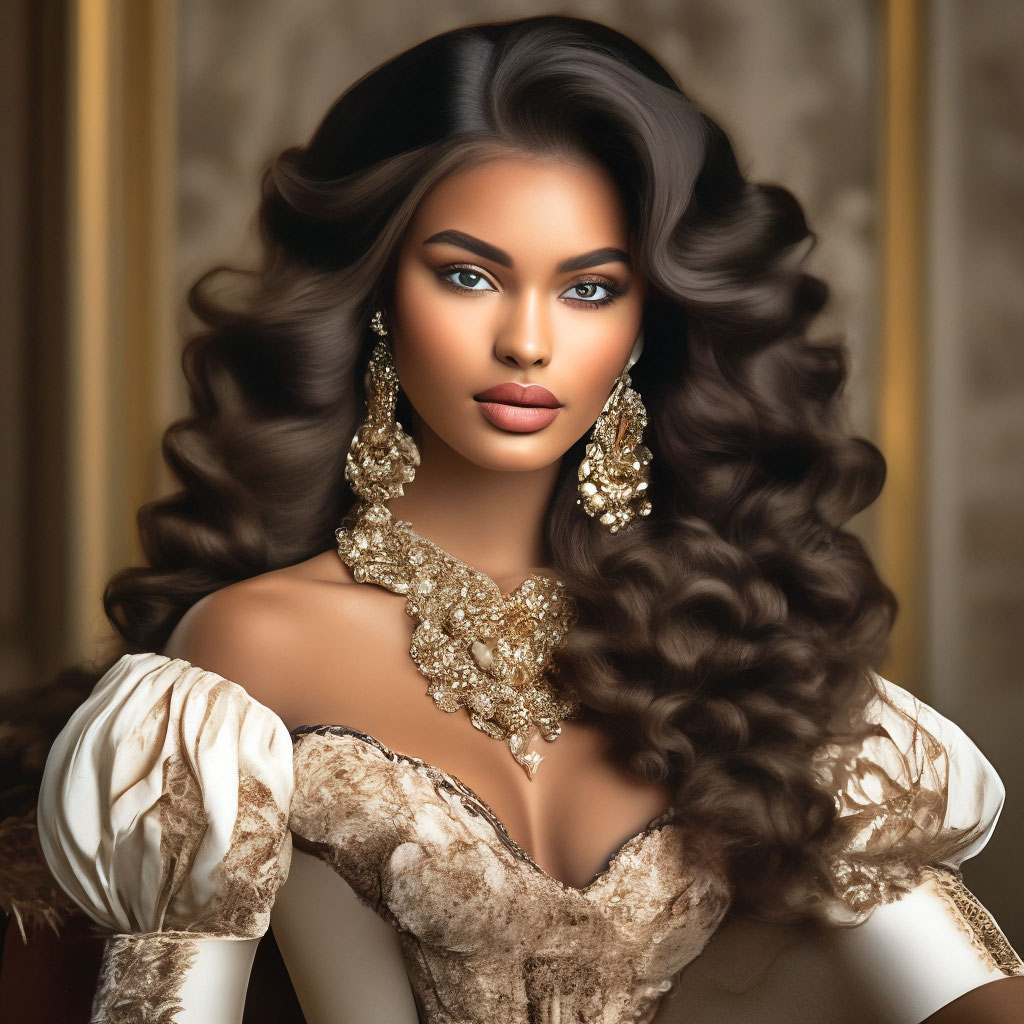 "Magazine photo, lady grace, style ideal, flawless image, mestizo ...