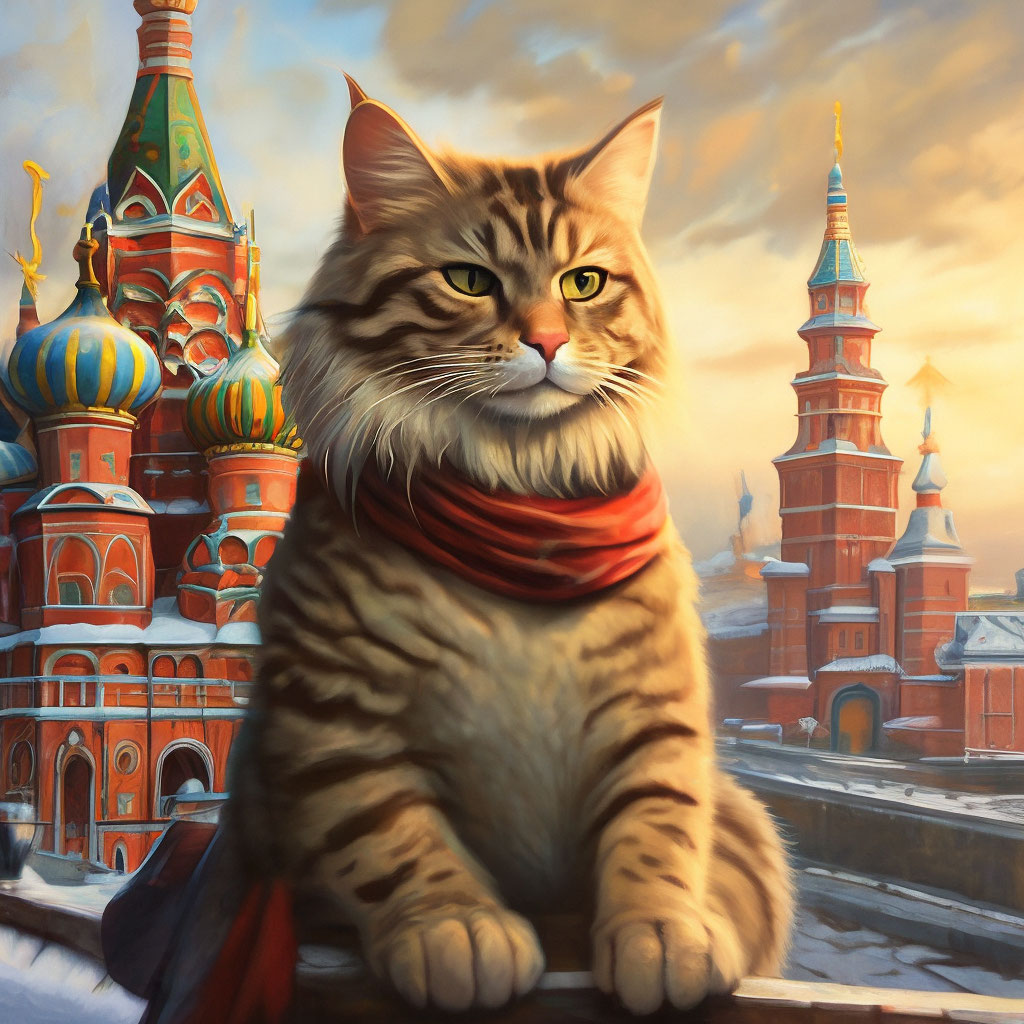 "The Moscow Cat" — image created in Shedevrum