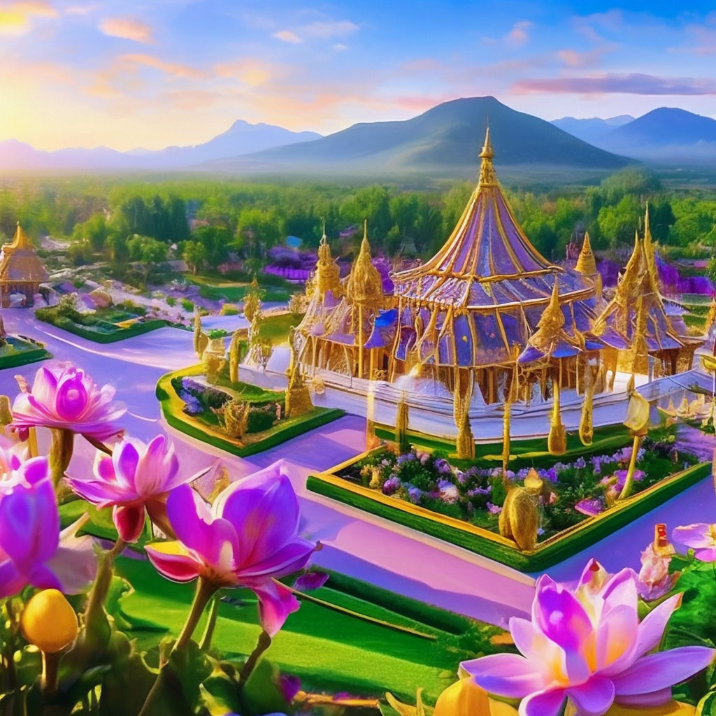 "🏖Nong Nooch holidays The panorama landscape is a bird's—eye view of ...