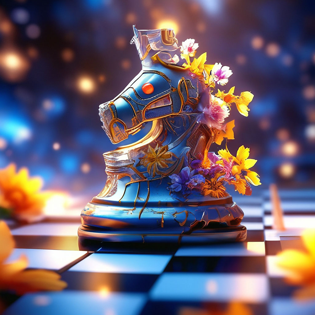 "Chess knight is a fantastic creature of the universe, bright and ...