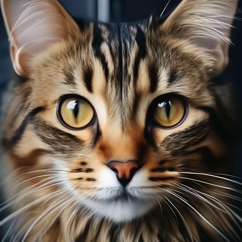 "Hyper realism cat" — image created in Shedevrum
