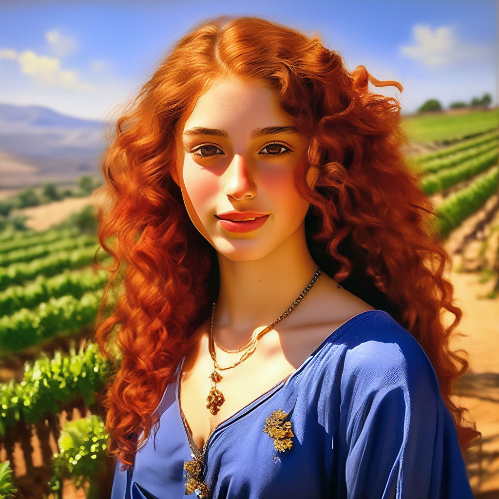 "A very swarthy red-haired Palestinian-Jewish girl of 15 years old with ...
