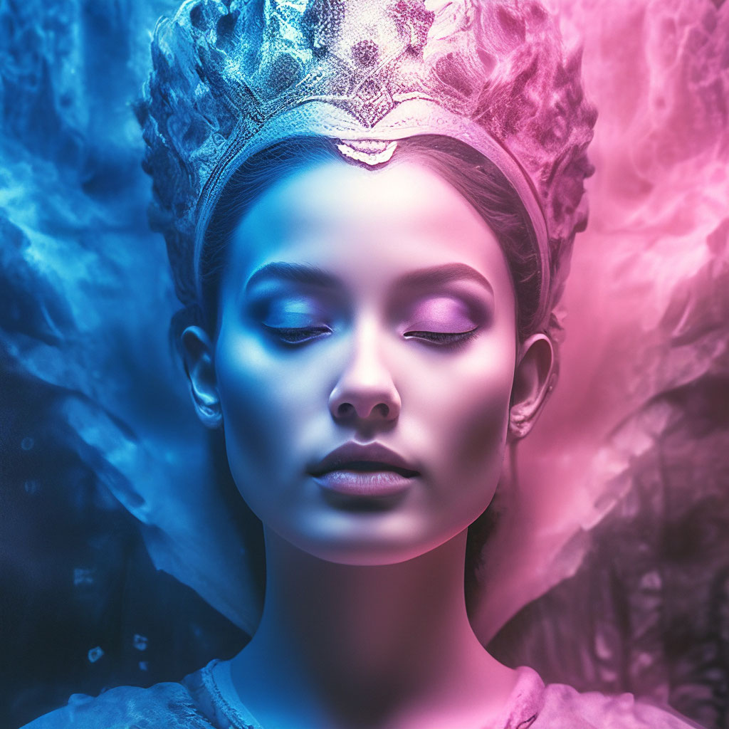 "👸🏻👑 One half of the young amazing …" — image created in Shedevrum