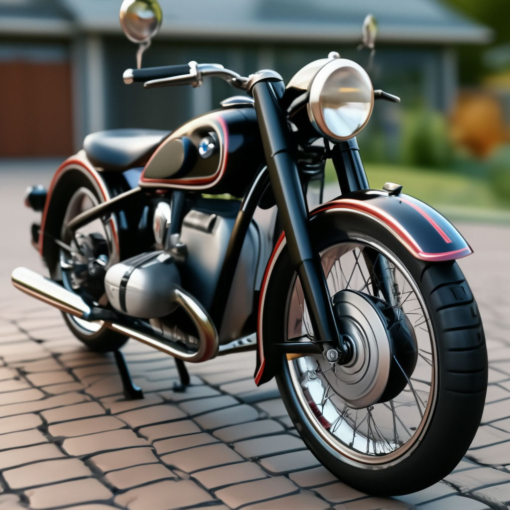 "Droneview! realistic plot, 3/4, 1951 BMW R67, candy paint!, rims ...