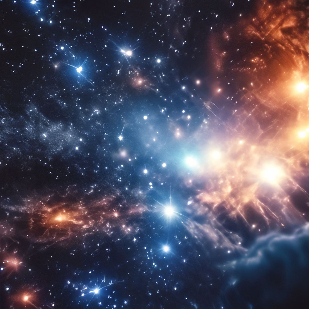 "High quality, professional photo, space, bright galaxy, ultra-detail ...