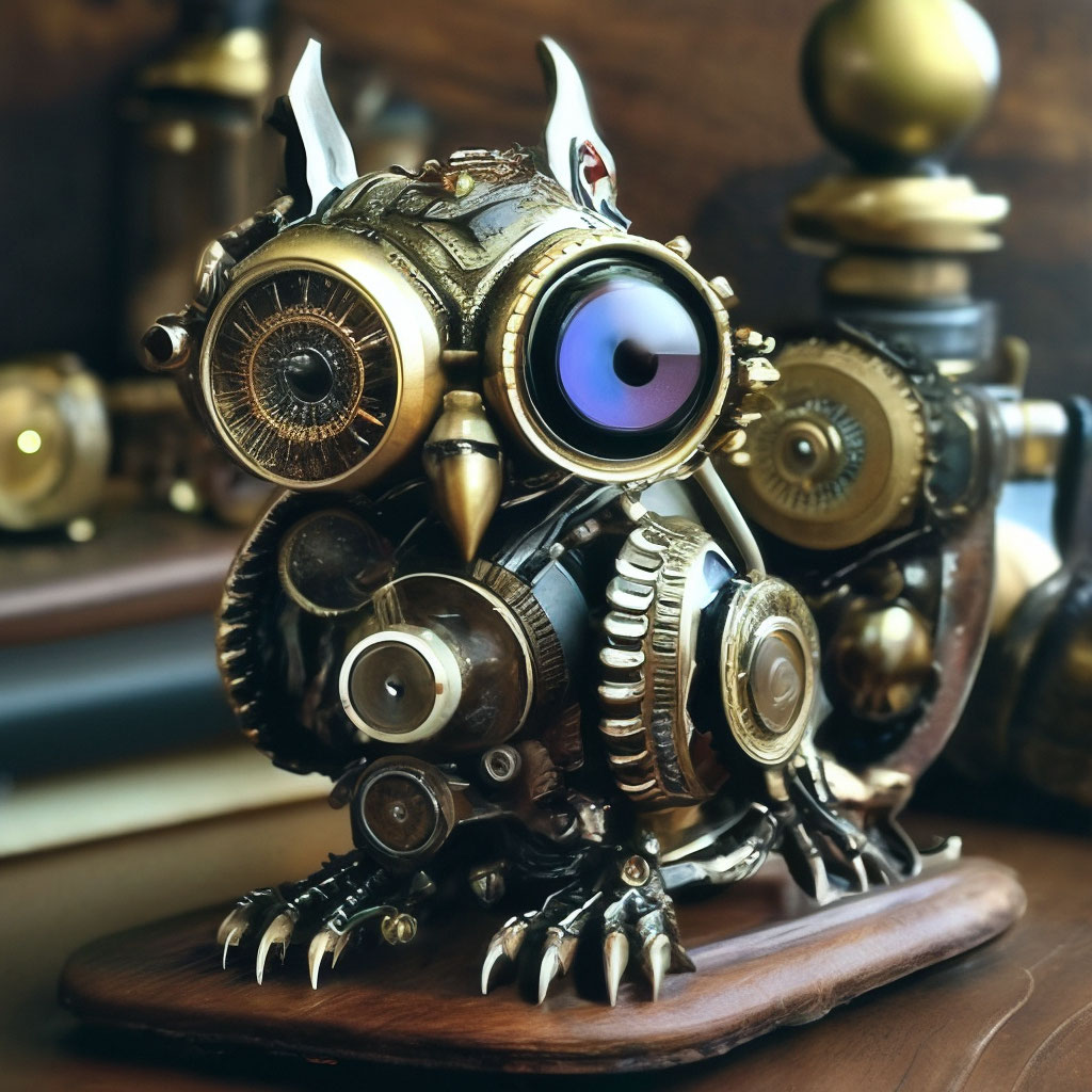 "The pop-eyed animal" — image created in Shedevrum
