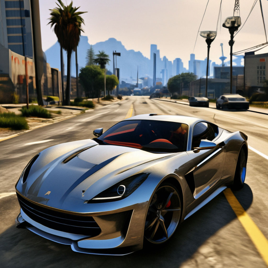 "GTA 5, high detail, high resolution, in 48k, realistic, high detail ...