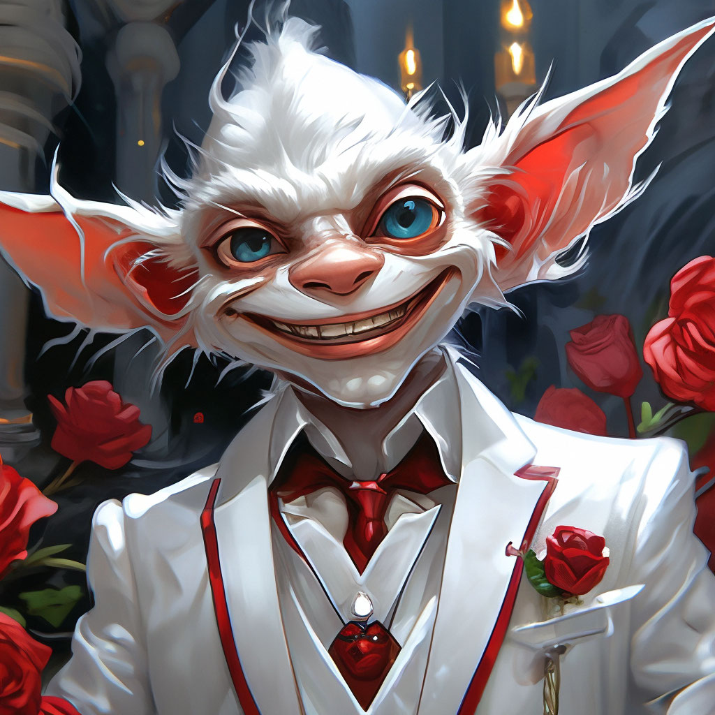 "Computer graphics, highly detailed ink+acrylic painting,goblin in a ...