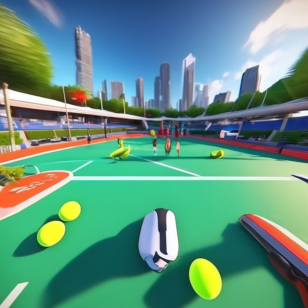 "The theme is the gameplay without a mask in virtual augmented reality ...