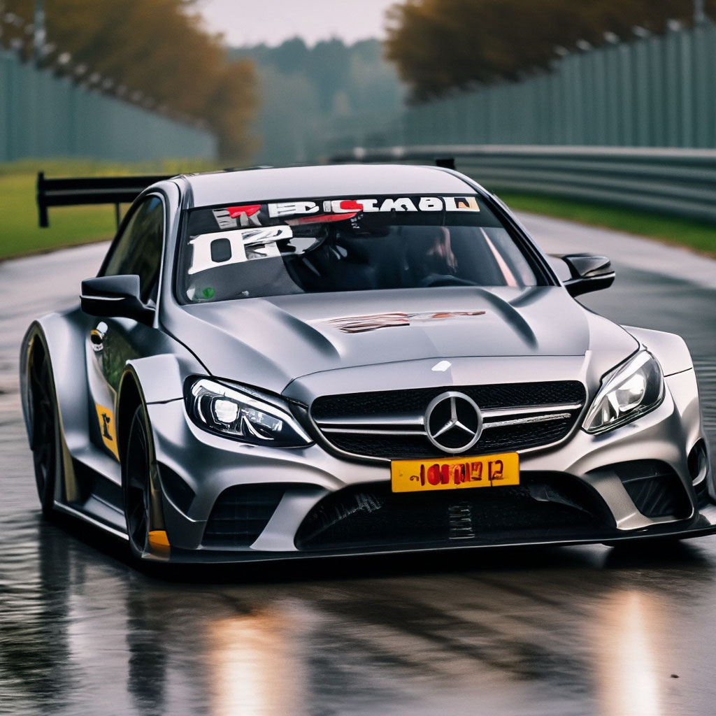 "Mercedes C 63 Touring car" — image created in Shedevrum
